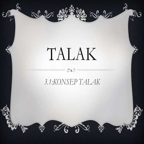 Talak | PPT