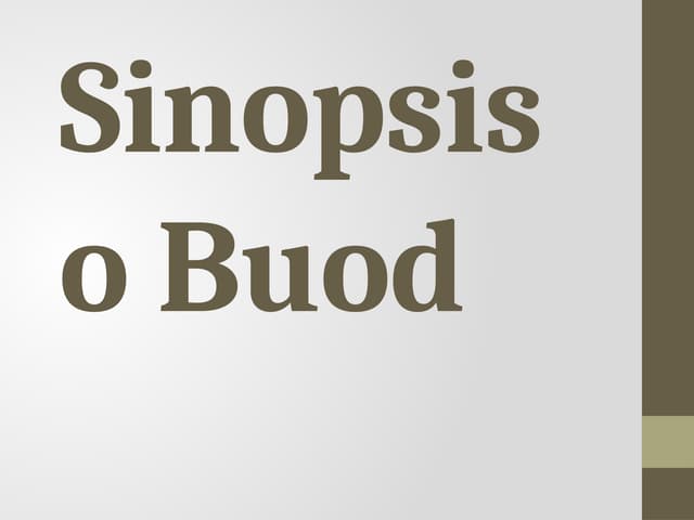 Buod | PPTX