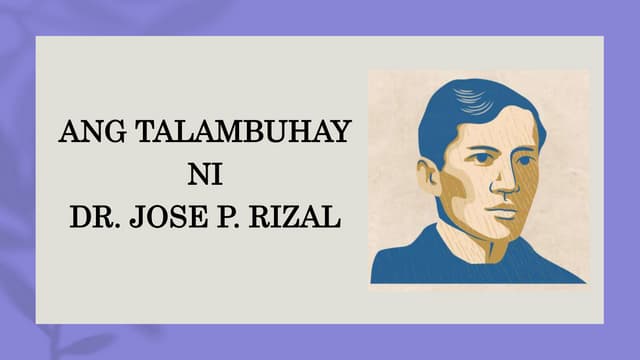 Angkan ni dr. jose p.rizal | PPTX