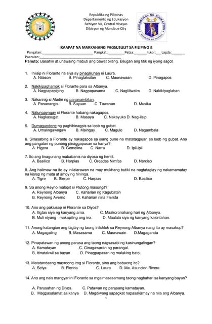 2nd Quarter Exam Fil 8.docx