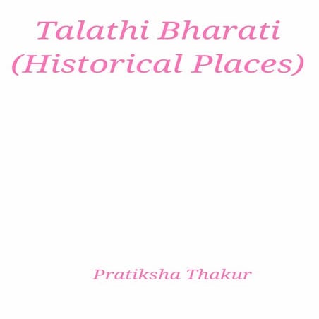 Talathi Bharati (Historical Places) | PDF