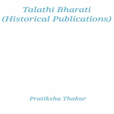 Talathi Bharati (Historical Publications) | PDF