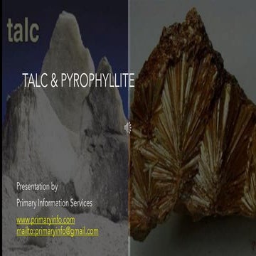 Talc - Trade Technology Project Information | PPT
