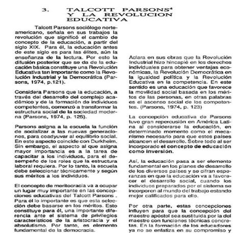 Talcott parsons | PDF