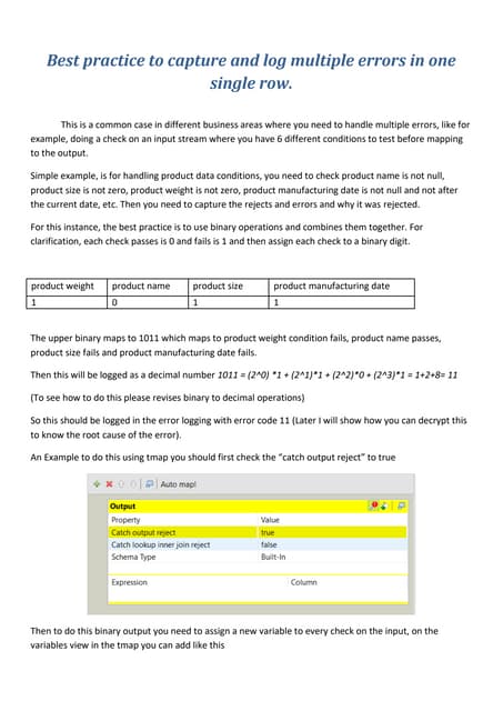 Talend Best Practices Pdf Programming Languages Computing