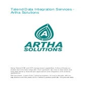 Talend Data Integration Services - Artha Solutions.pdf