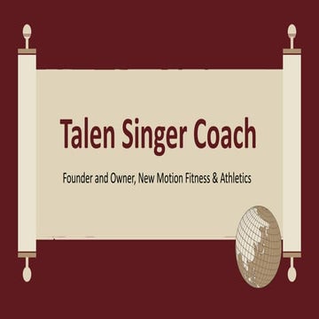 Talen Singer Coach - Hardworking and Dedicated Professional.pdf