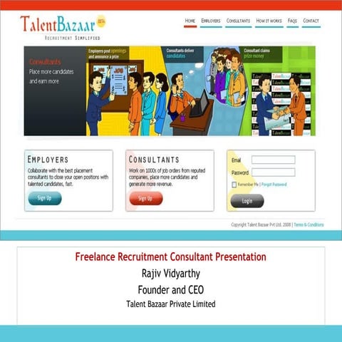 Freelance recruiter presentation | PPT