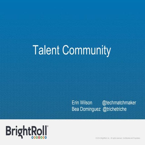 Talent community #TalentOps | PPT