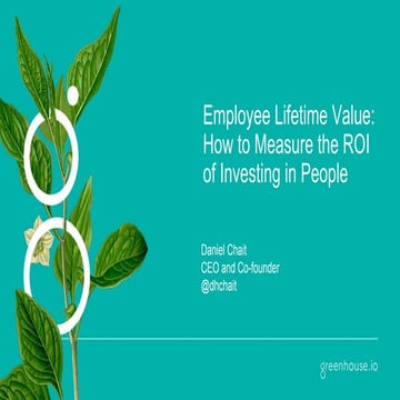 Employee Lifetime Value: How to Measure the ROI of Investing in People ...
