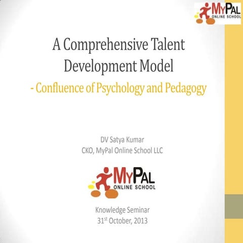 A comprehensive Talent Development model | PPTX