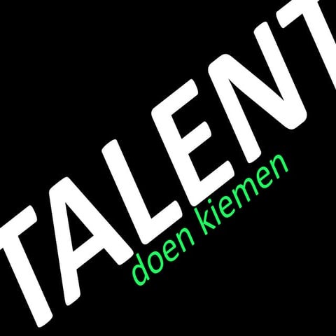 Passie als motor voor leren en talent ontwikkeling | PPTX