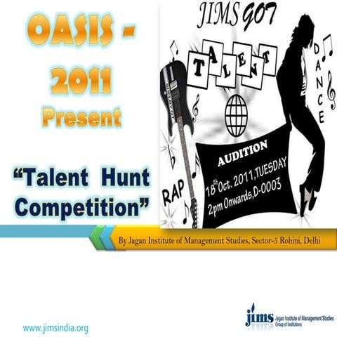 Talent hunt competition | PPTX