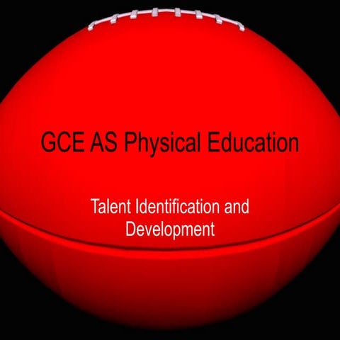 Talent Identification in detail | PPTX