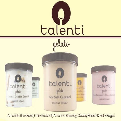 Talenti gelato advertising plan | PPT