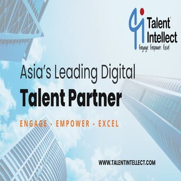 Talent Intellect - Asia’s Leading Digital Talent Partner | PDF