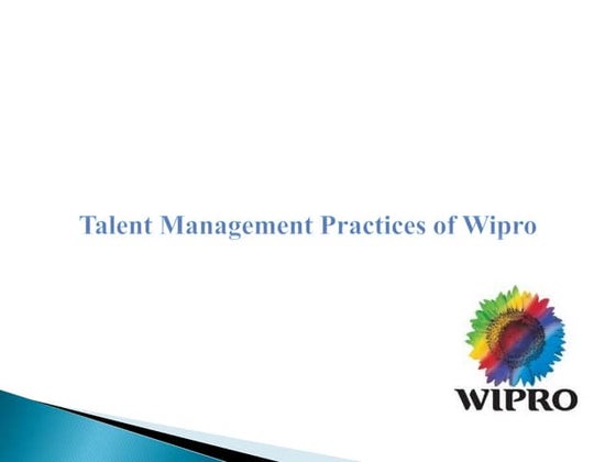Training and development in wipro | PDF