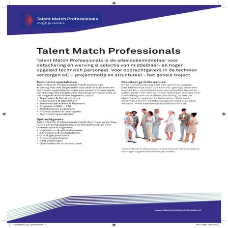 Talent Match Professionals Factsheet | PDF