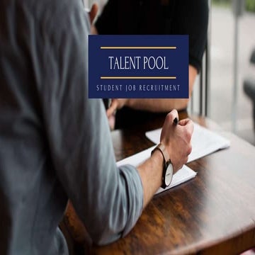 Talent Pool - Startup Weekend Oct17 Presentation | PPT