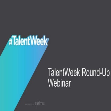 Talent week webinar | PPTX