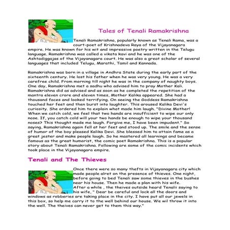 Tales of tenali ramakrishna | PDF