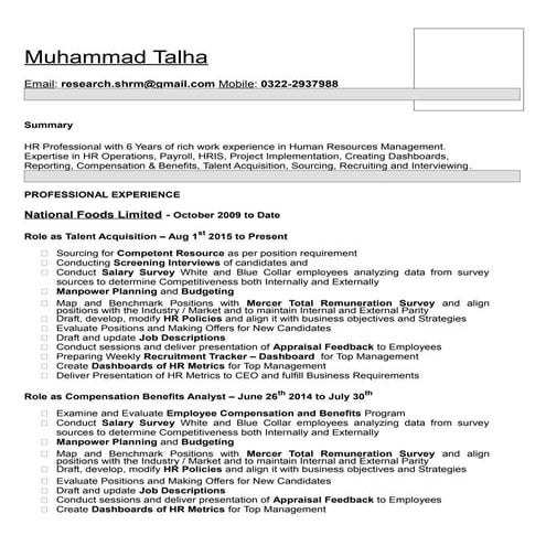 My Updated Profile | RTF