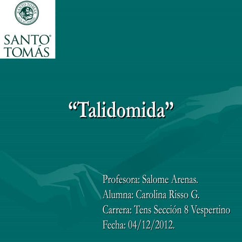 Talidomida | PPT