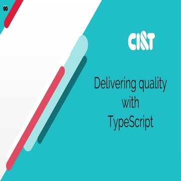 Talk Delivering Quality With Typescript Ppt