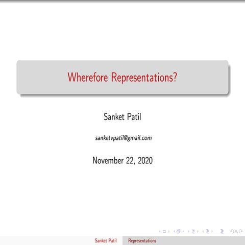 Talk0 representations | PPT