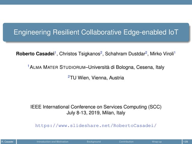 Engineering Resilient Collaborative Edge Enabled Iot Ppt