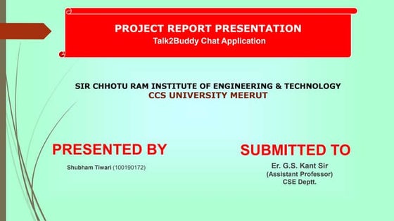 Chat Application | RSD | PDF