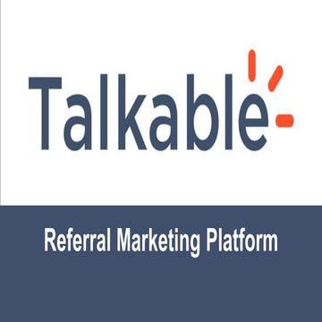 Talkable | PPT