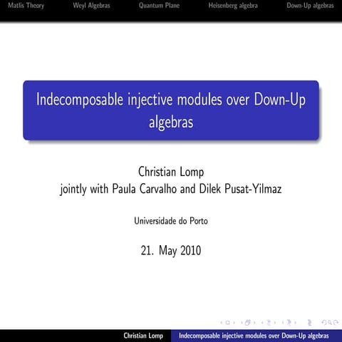 Injective Hulls Of Simple Modules Over Noetherian Rings Pdf Physics Science