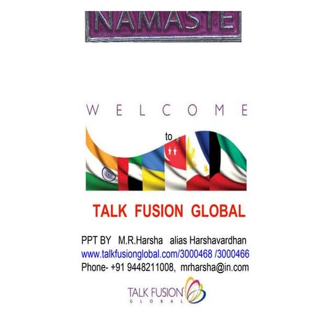 Talk fusion Presentation | PPTX