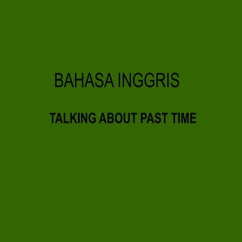SIMPLE_PAST_TENSE SIMPLE_PAST_TENSE SIMPLE_PAST_TENSE | PPTX