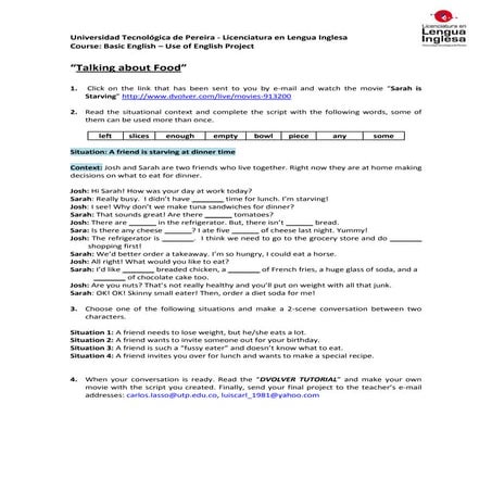 Talking about food (project).ppt