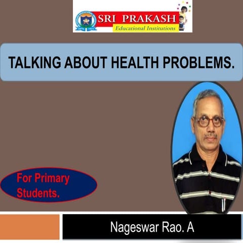 Talking about health problems. | PPTX