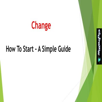 A Simple Guide To Change | PPTX | Science