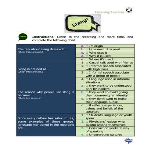 Talking Cool (Slang) | PDF