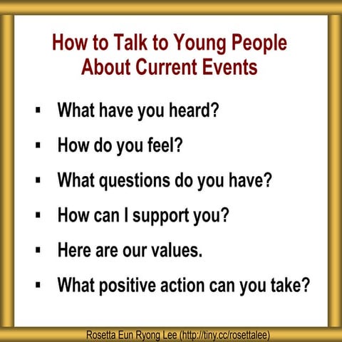 Talking to Youth (Pointers Slides Only) | PPT