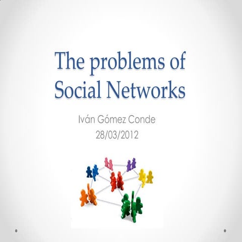 The problems of Social Networks | PDF