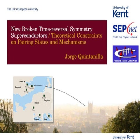 New Broken Time Reversal Symmetry Superconductors Theoretical Constraints On Pairing States And