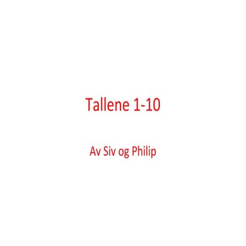 Tallene 1 10 | PPT