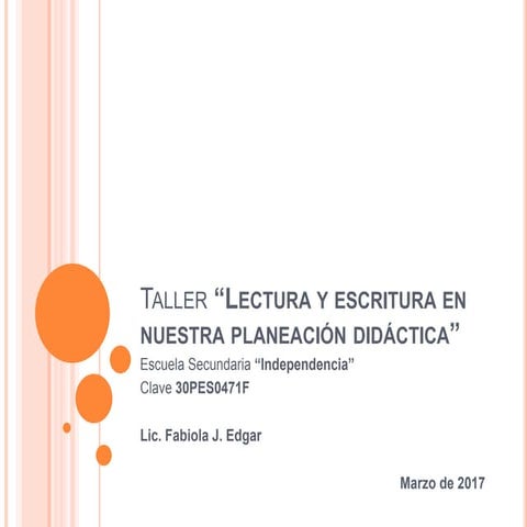 Estrategias de lectura y escritura | PPTX