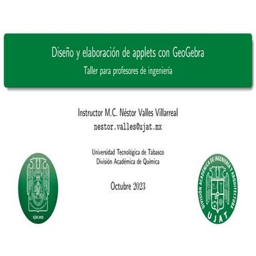 Diseño y elaboración de applets: Taller para profesores de ingeniería | PDF
