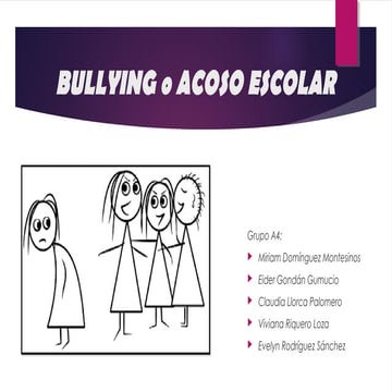 Taller 2 bullying o acoso escolar | PPT