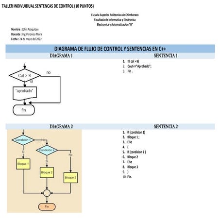 Sentencias de control | PDF