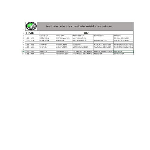 Taller # 10 nelson benavides 8d | DOCX