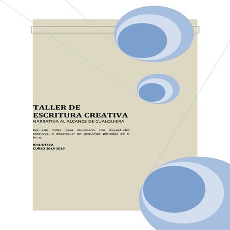 Taller de escritura creativa | DOC