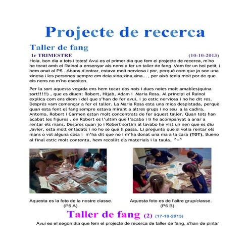 Projecte de recerca | PDF